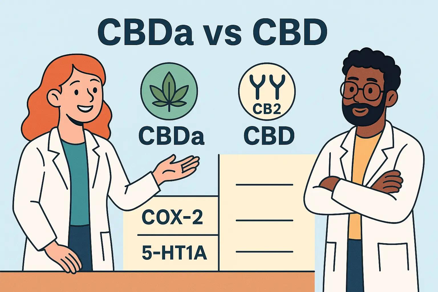 CBDa vs. CBD: Unterschiede, Wirkungen, Effekte und wissenschaftliche Fakten ⭐️ Vollständige ...